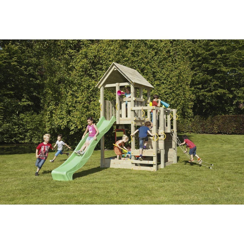Blue Rabbit Penthouse Tower Climbing Frame With Slide + FREE GIFT