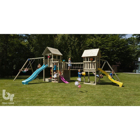 Blue Rabbit Penthouse Tower Climbing Frame With Slide + FREE GIFT